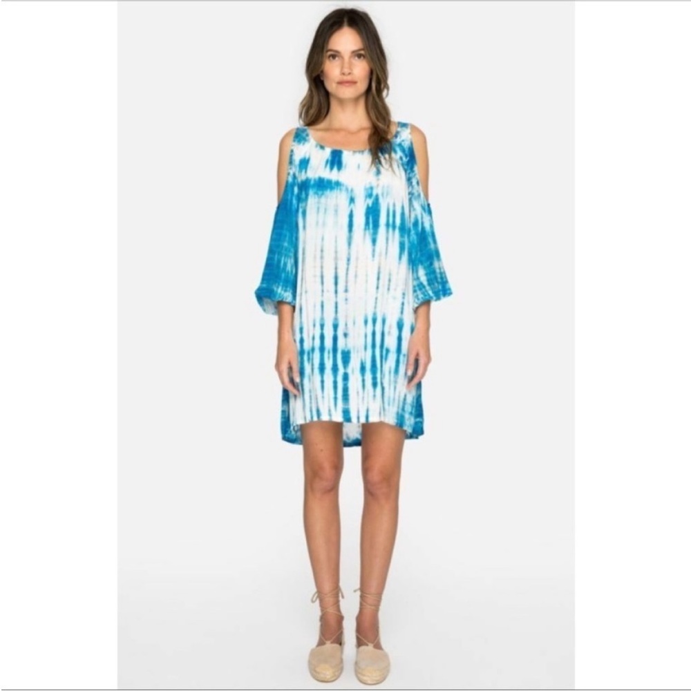 Johnny Was Pete&Greta Blue Campbell Challis Tunic - Gem